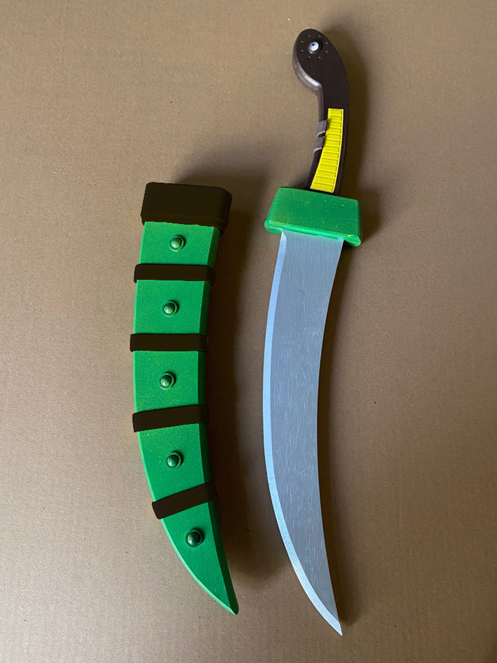 1901 One Piece Portgas D Ace Cosplay Wooden Dagger Anime